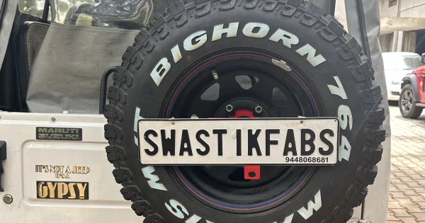 NUMBER PLATE STEPNEY MOUNT