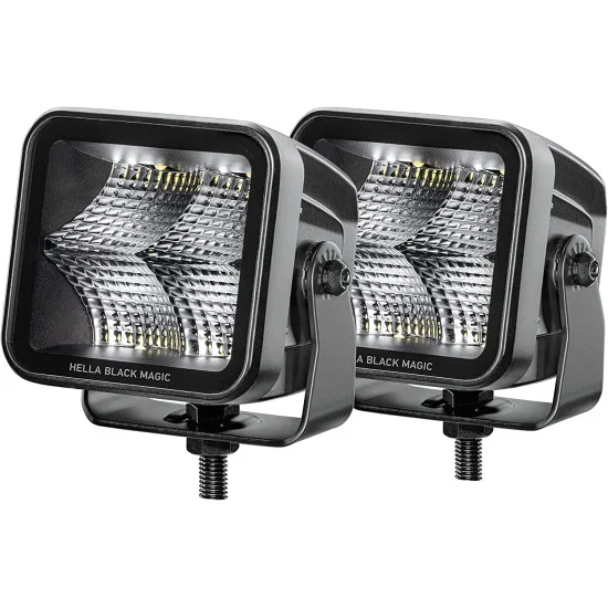 HELLA 358176821 Black Magic LED Series 3.2'' Cube Set - LED Spotlight ...