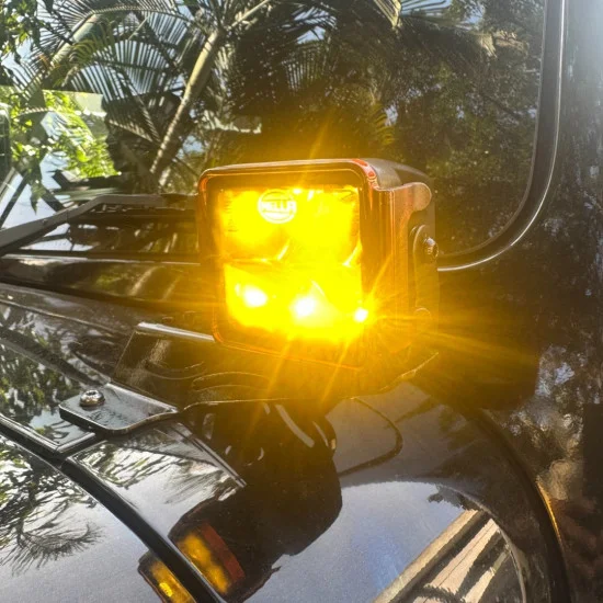 BLACK MAGIC 3.2" AMBER LENS COVERS (PAIR)